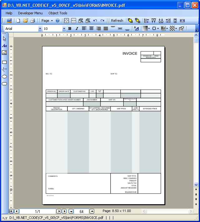 Visual Form Designer